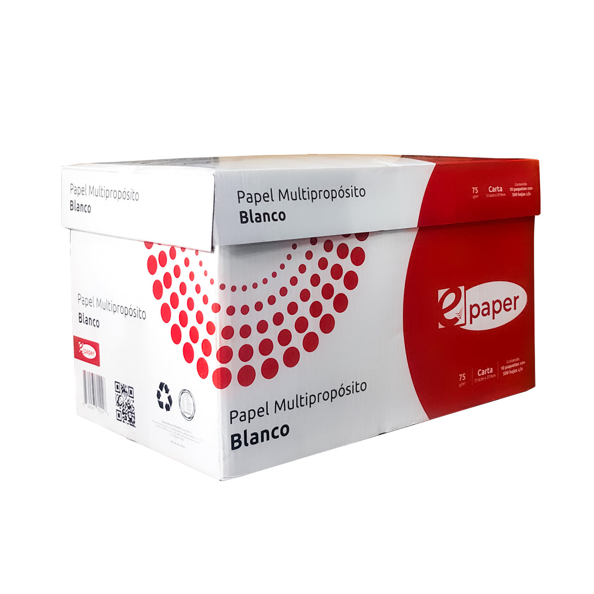 Caja Papel Carta Epaper con 5,000 Hojas Bond Color Blanco – Estratec